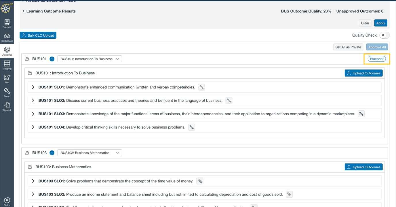 Does Insights support Canvas Blueprints?