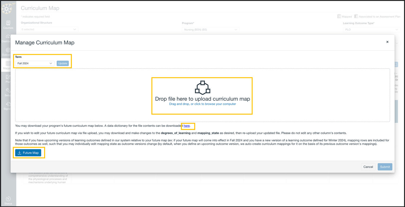 How do I Curriculum Map in Insights?
