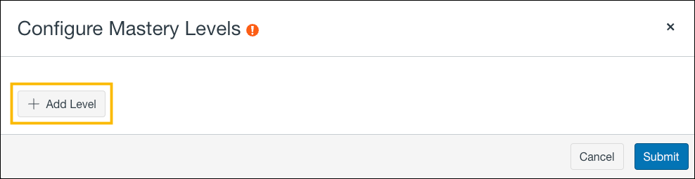 How do I set up Mastery Levels and Rating Scales?