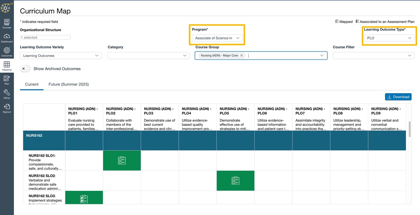 How do I Curriculum Map in Insights?